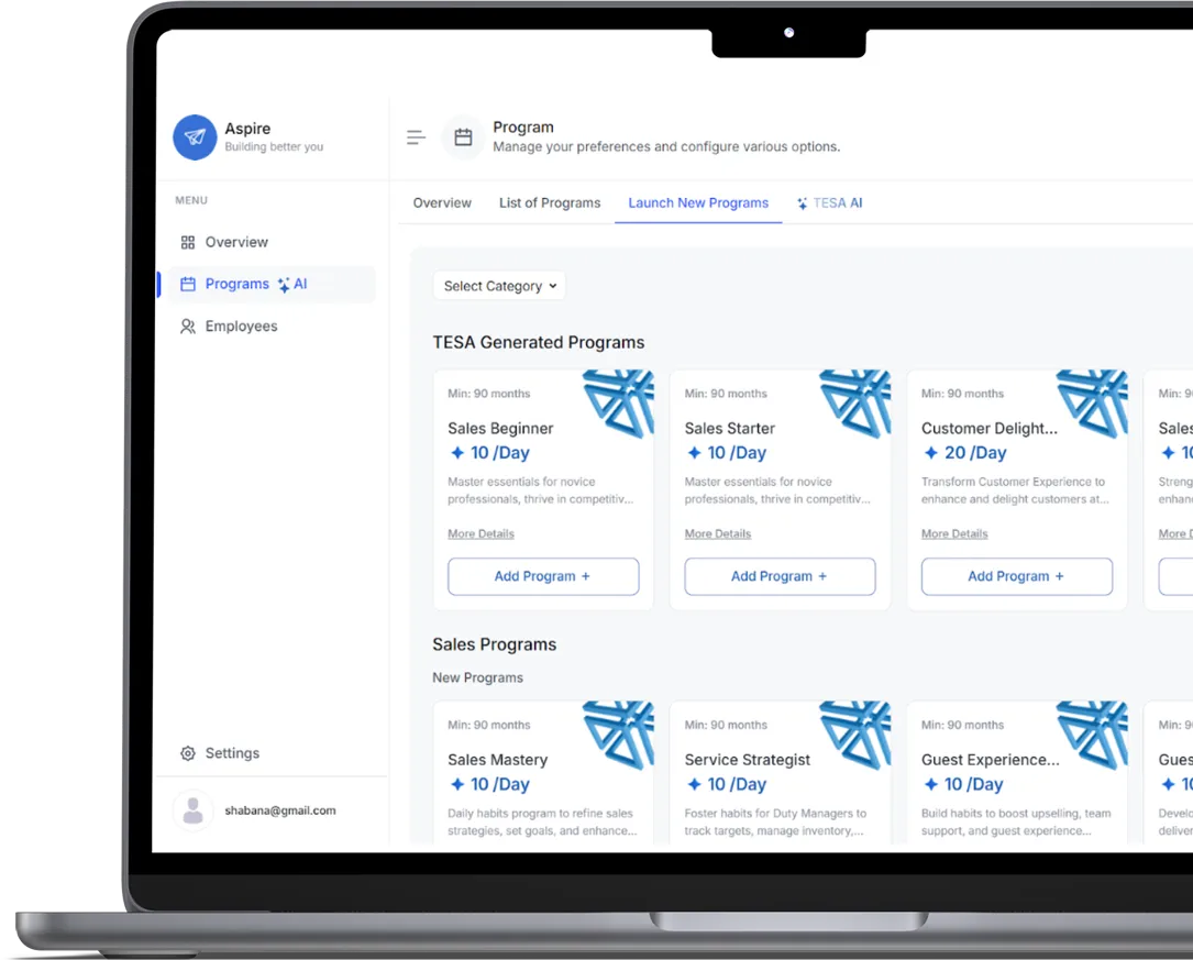 Aspire | Your ultimate partner for People & Performance growth!